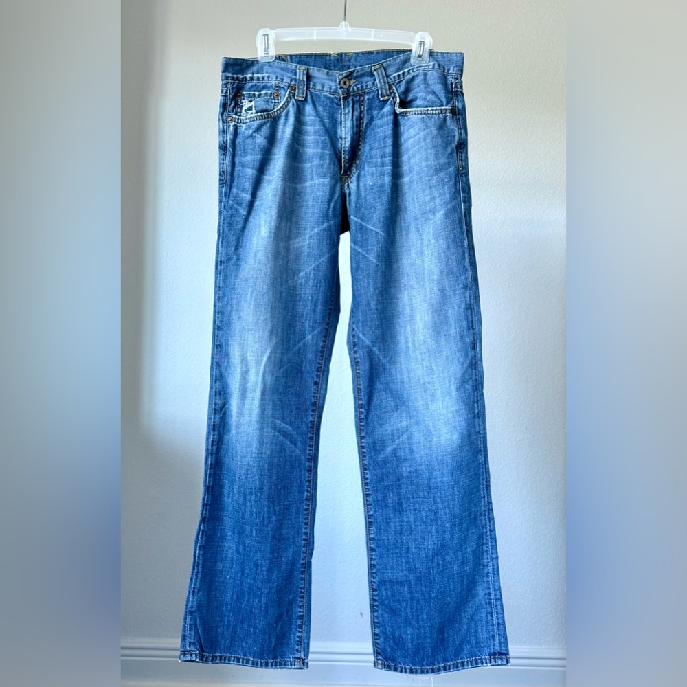 Lucky Brand Men‘s Light Denim, Vintage Straight Jeans… - Gem
